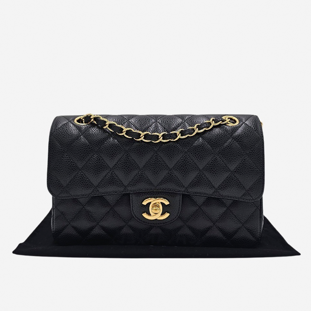 CAVIAR SMALL CLASSIC DOUBLE FLAP – We Do Vintage